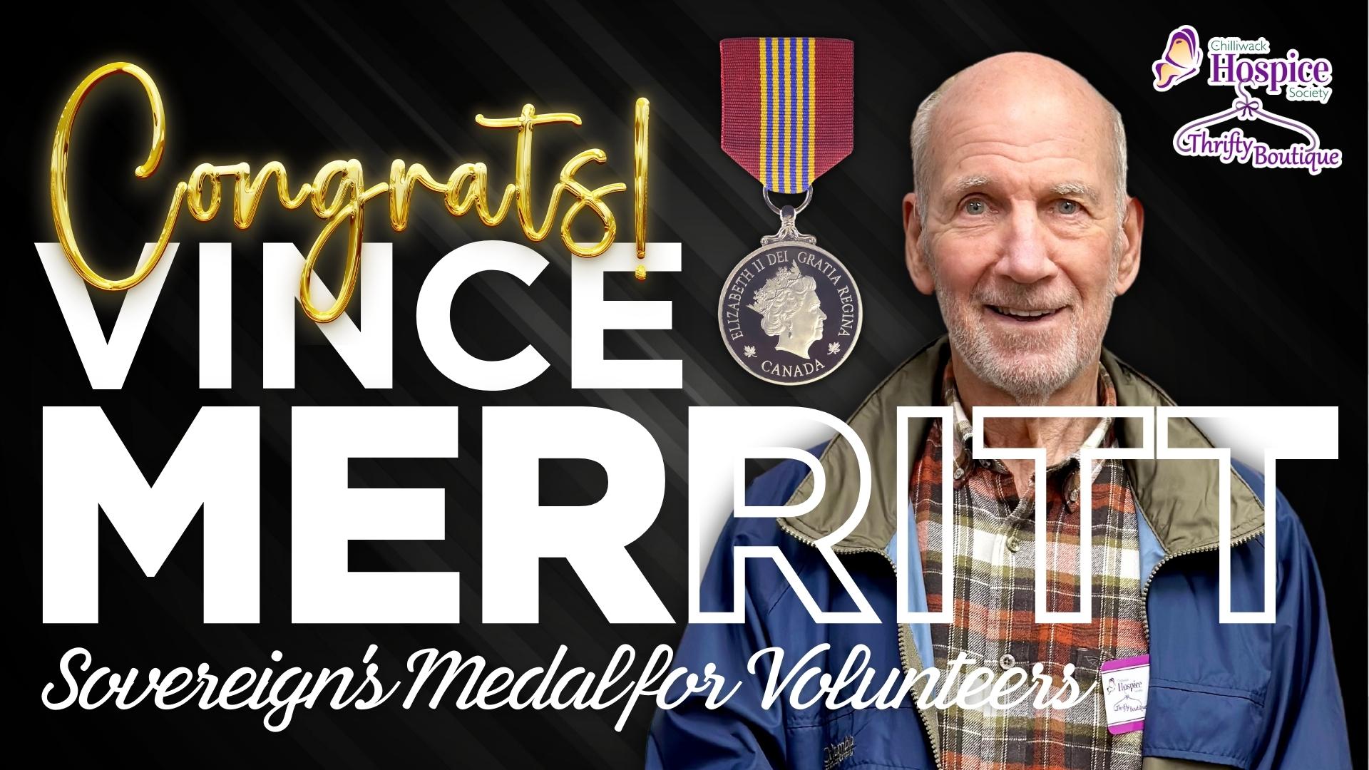 Chilliwack Hospice Society volunteer Vince Merritt honoured with ...