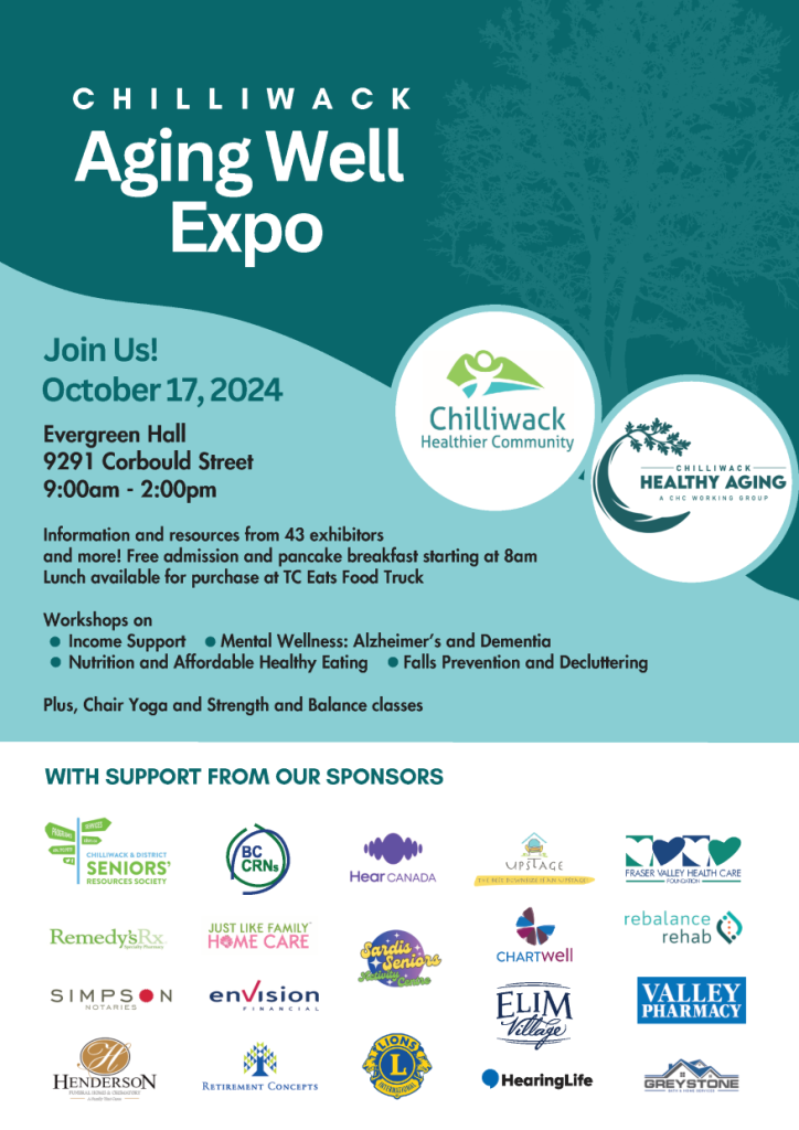 Chilliwack Aging Well Expo – Chilliwack Hospice Society